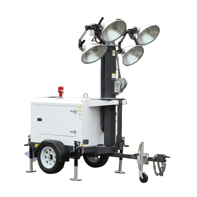 Diesel Generator Powered Mobile Lighting Tower - Buy Diesel Generator Powered Mobile Lighting ...