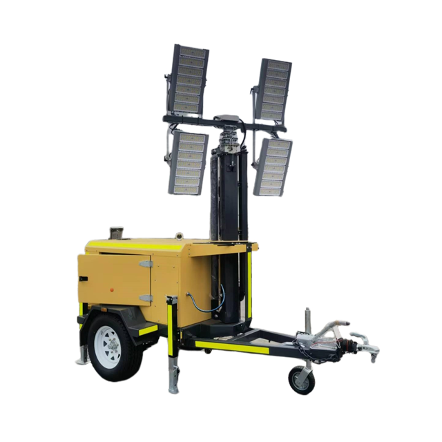 Diesel Generator Powered Mobile Lighting Tower - Buy Diesel Generator ...